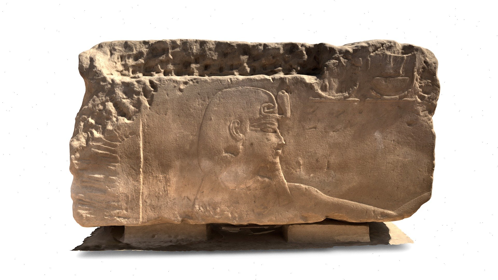Luxor Open Air Museum_Mastaba A III 2_block 1 - Download Free 3D model ...