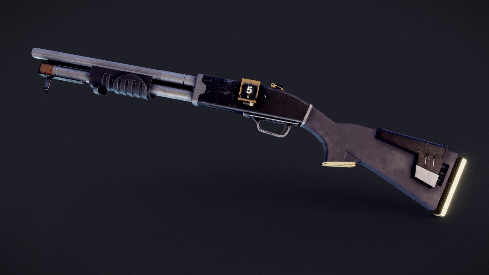 PREY Shotgun - Download Free 3D model by Ehabmuneer [3514d63] - Sketchfab