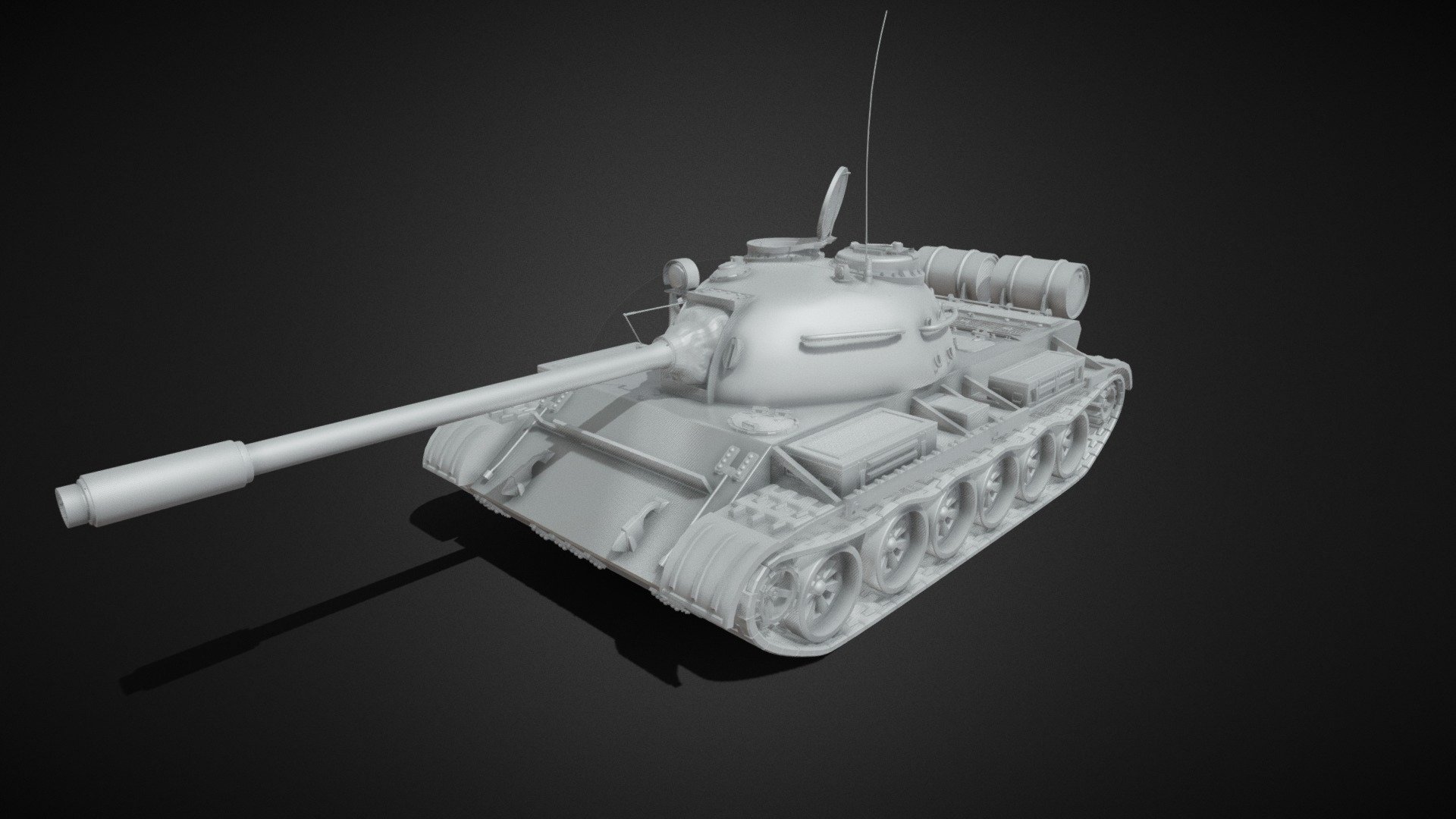 T54/55 - 3D model by Saylezz [35163e8] - Sketchfab
