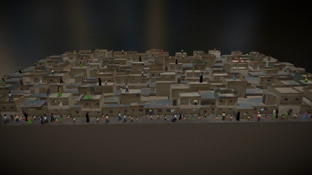 Slum - Download Free 3D model by Dolores (@upto21) [35165bb] - Sketchfab