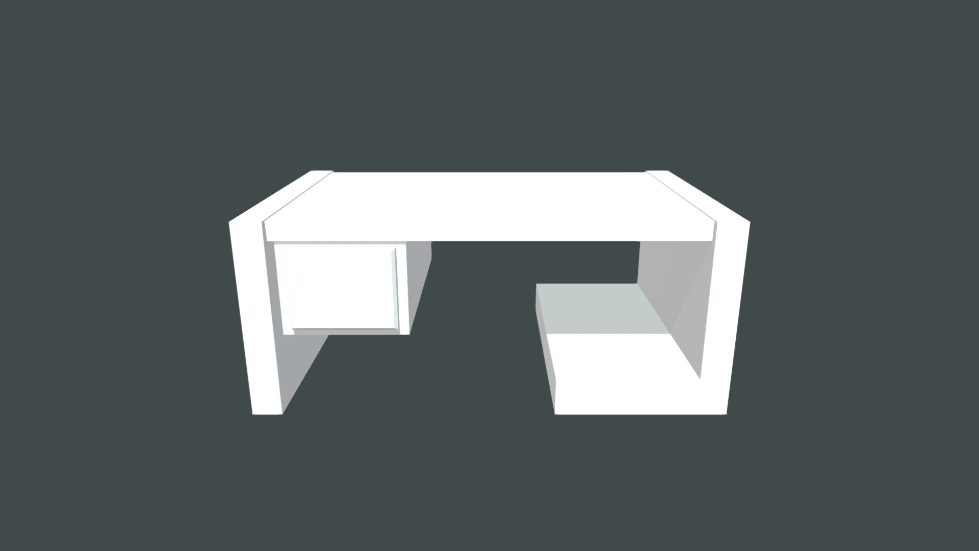 Desk - Download Free 3D model by AlienMan17 [351762d] - Sketchfab