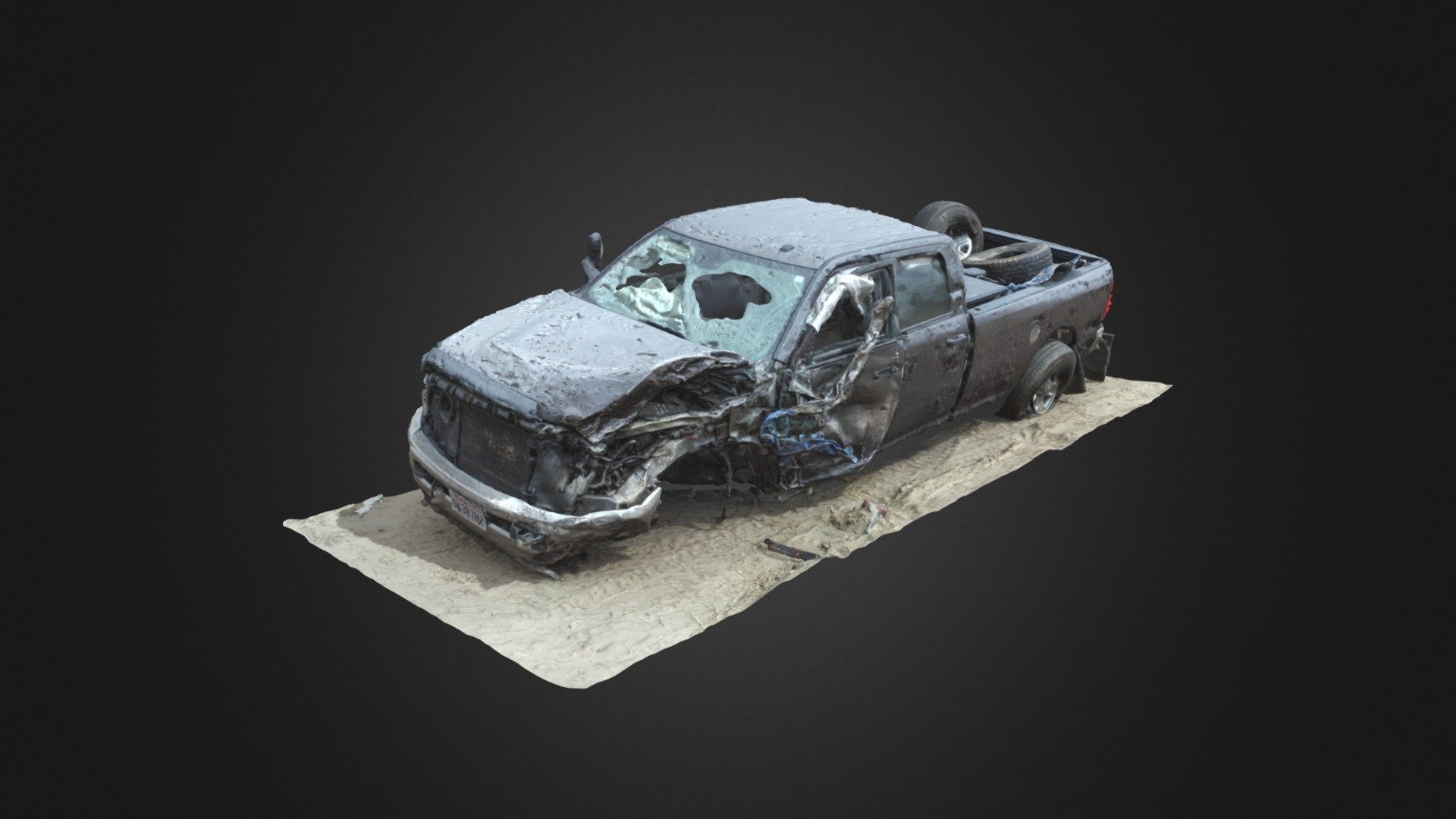 Vehicle Accident Reconstruction | Drone + Ground - 3D model by First ...