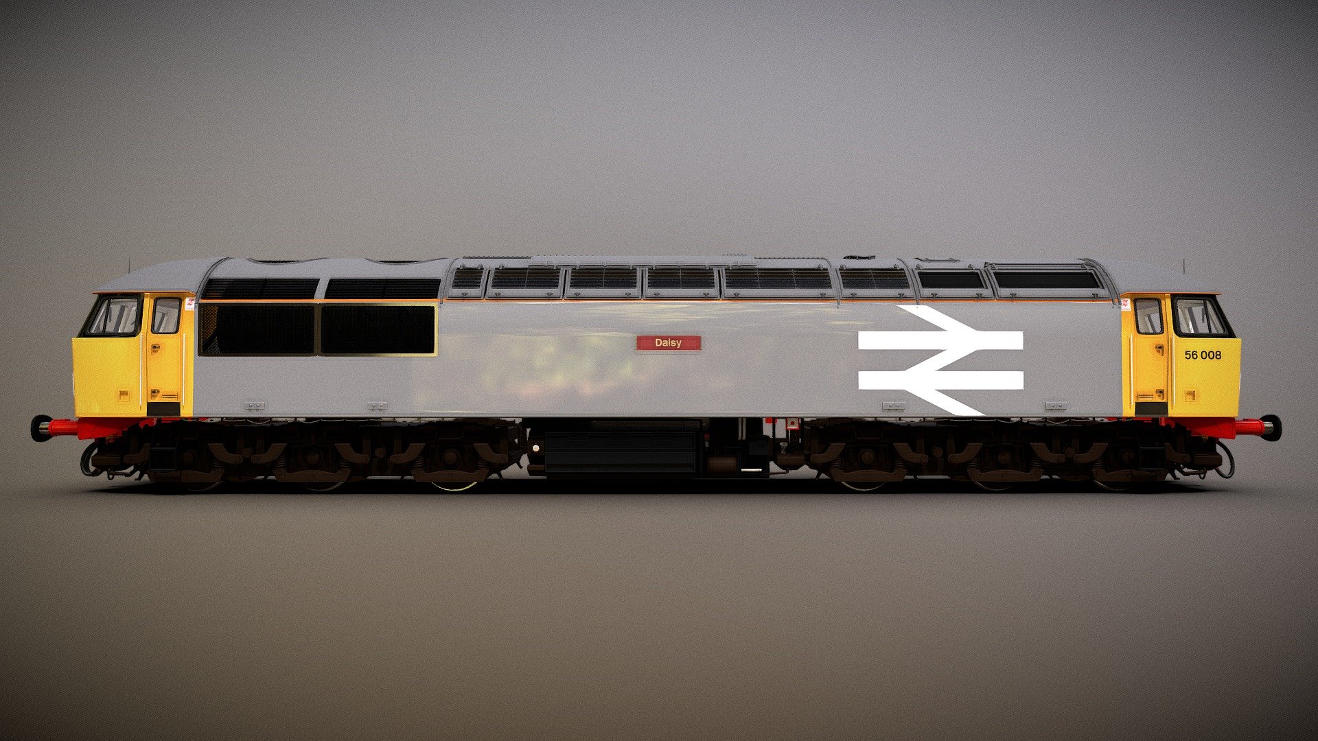 Train - Class 56 British Railfreight Livery - Download Free 3D model by ...