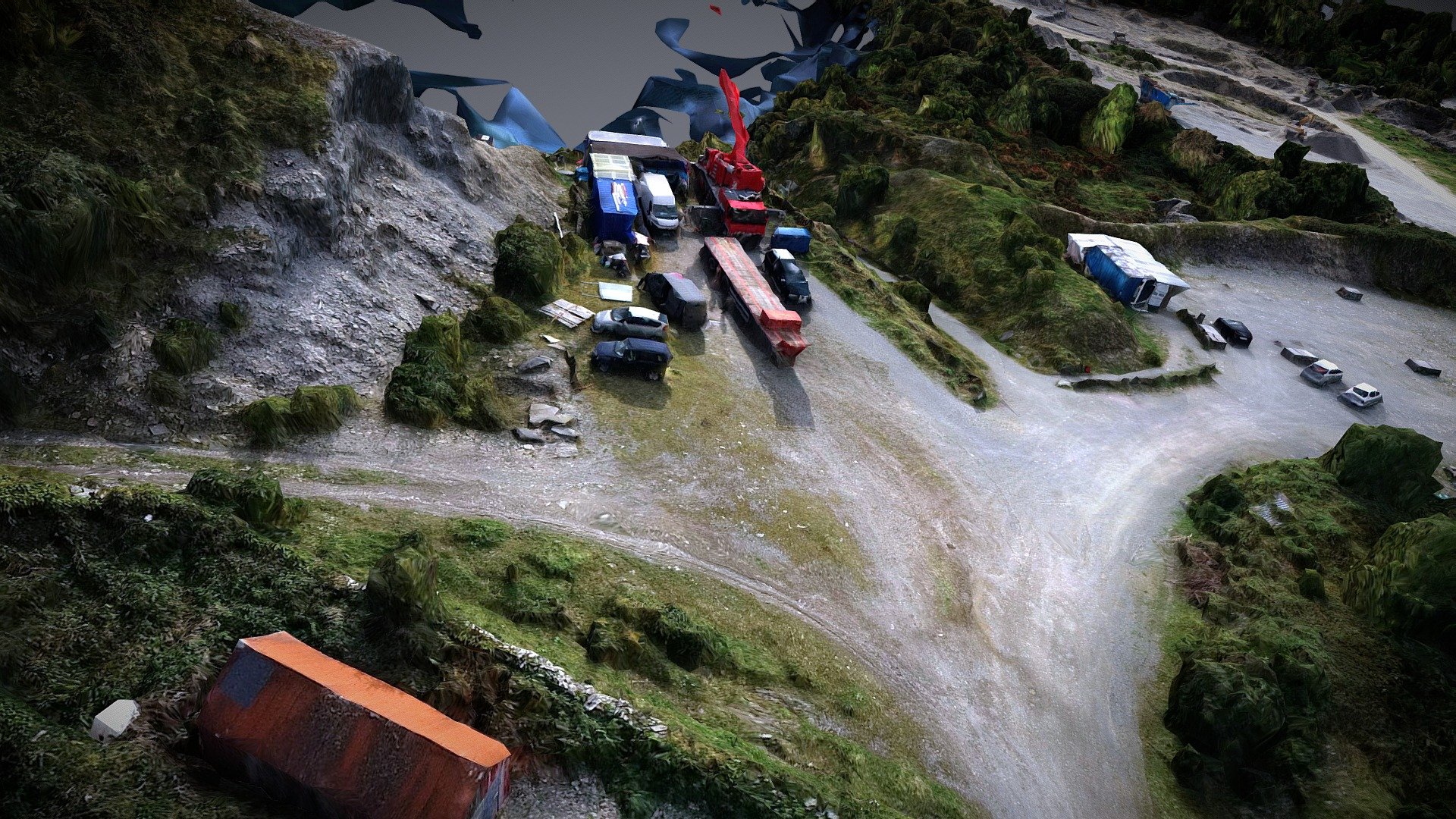 Portroe Quarry - 3D model by gerarddooly [3519408] - Sketchfab
