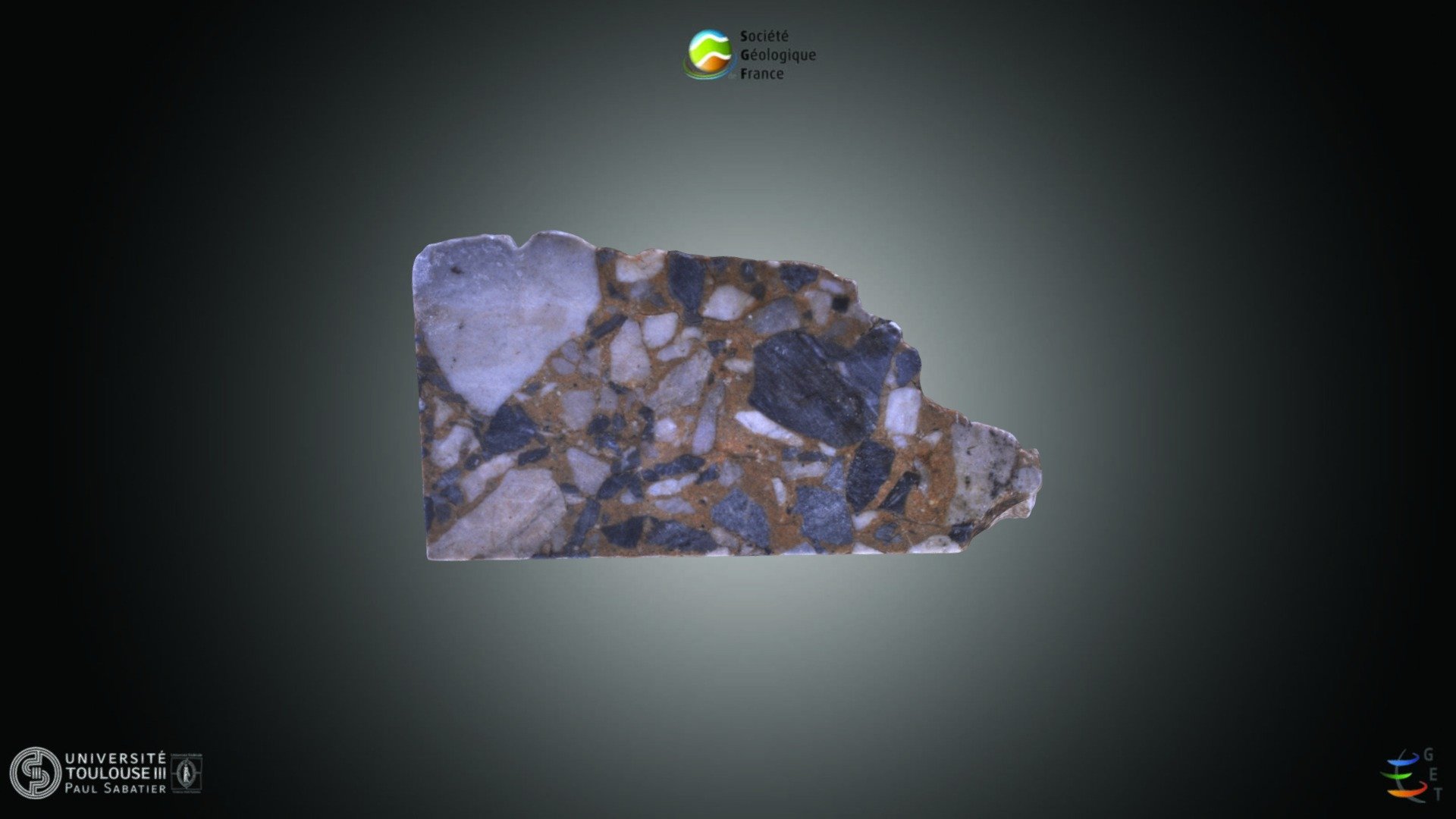 Roche - Brèche de Médous jaune - Download Free 3D model by Société ...