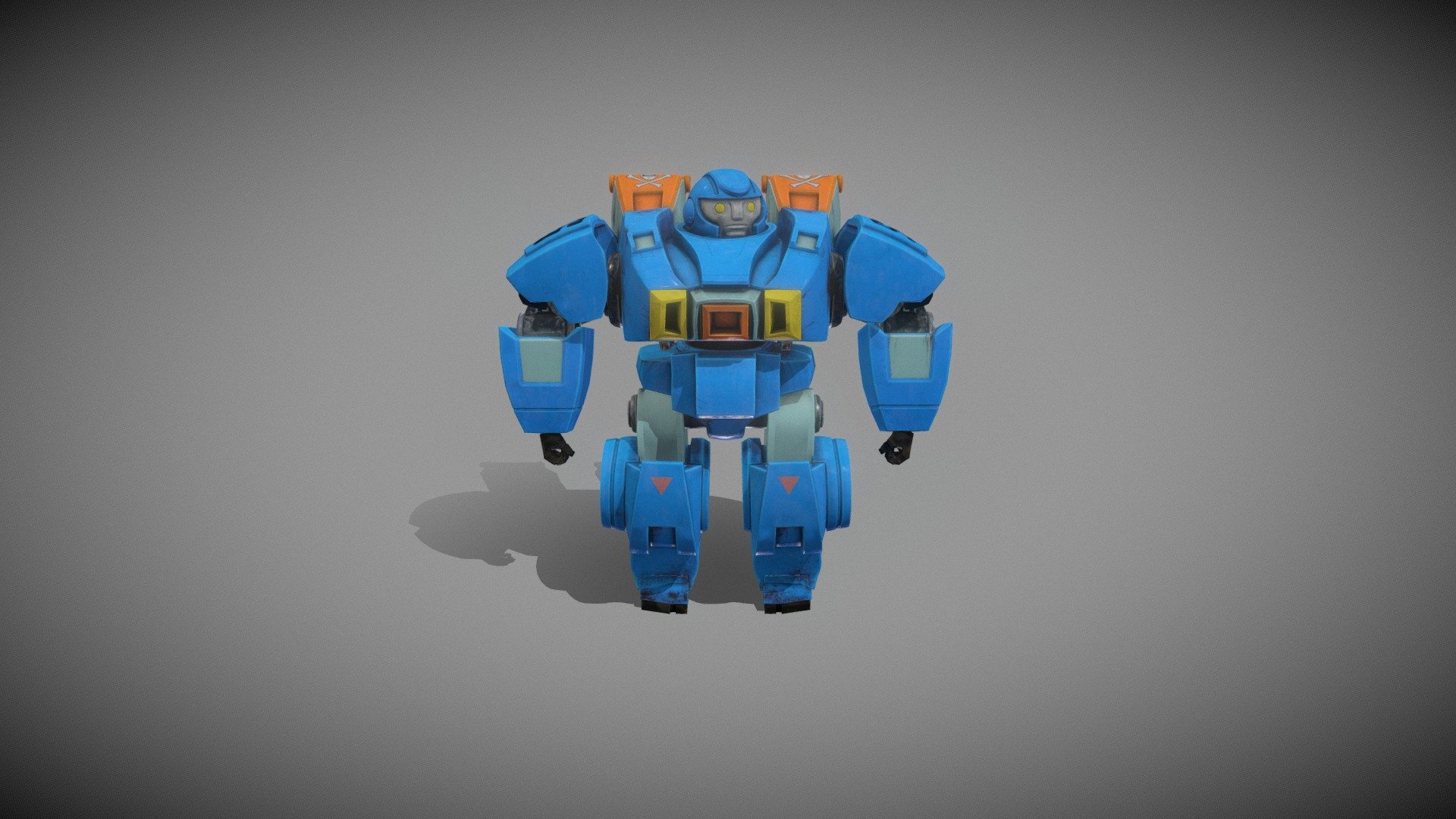 80s Robot - 3D model by HoboEgg [351a9ee] - Sketchfab
