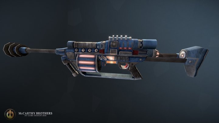 Laser-rifle 3D models - Sketchfab