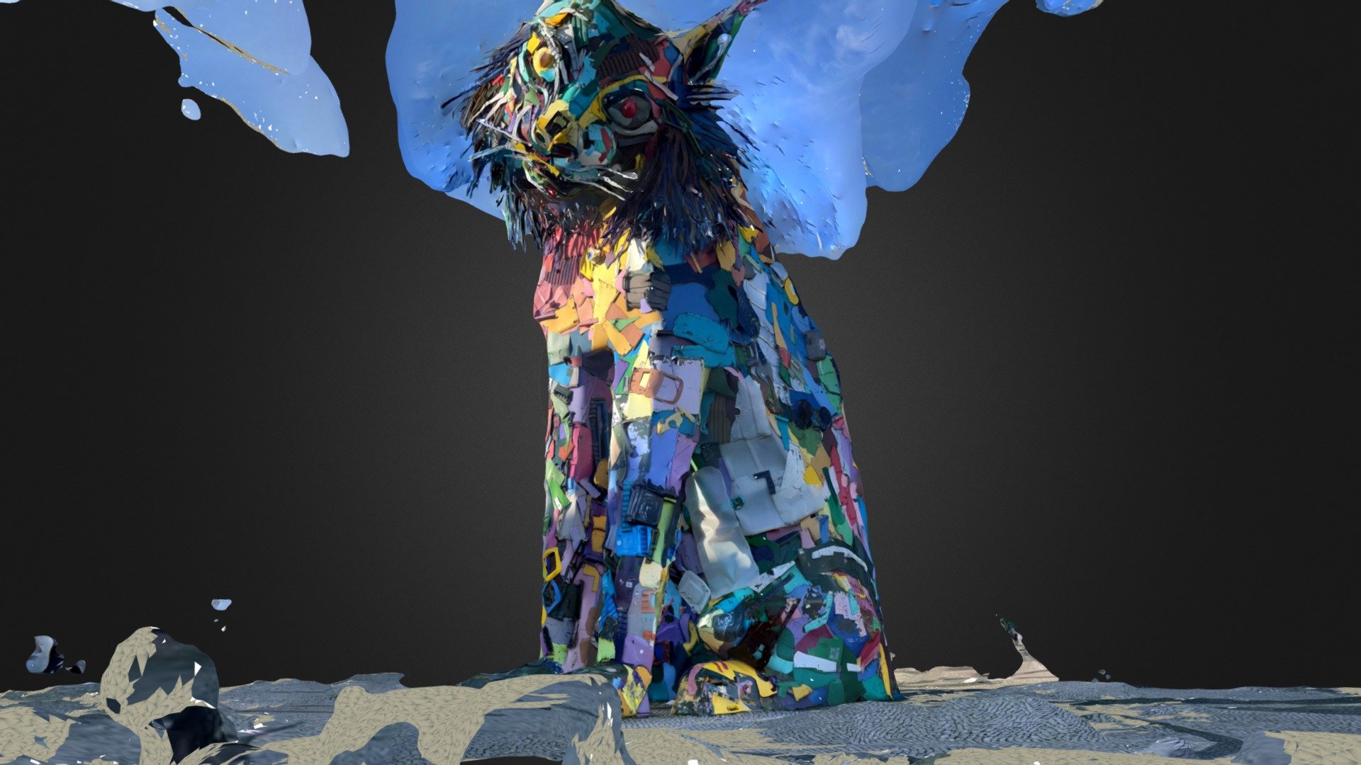 Gato (Bordalo II) - Download Free 3D model by Artur Coelho ...