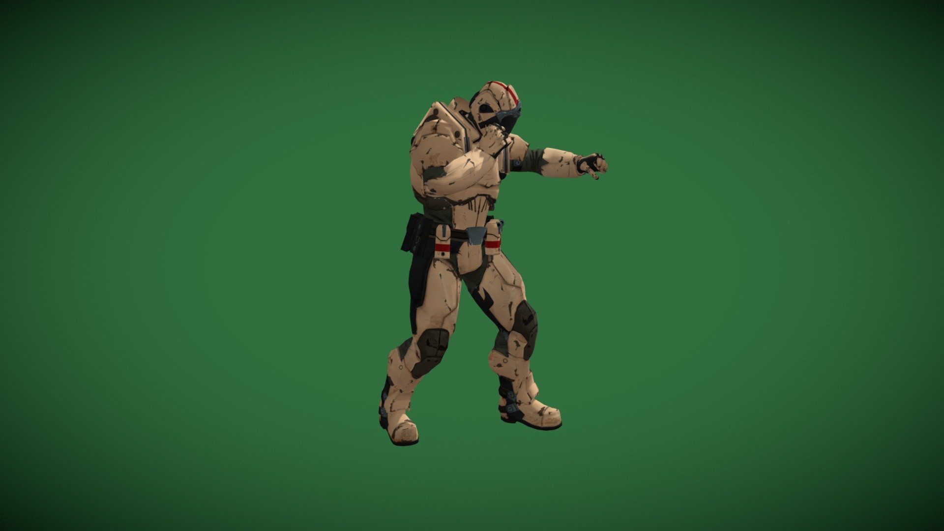 Animated Character Combination Punching - 3D model by LasquetiSpice ...