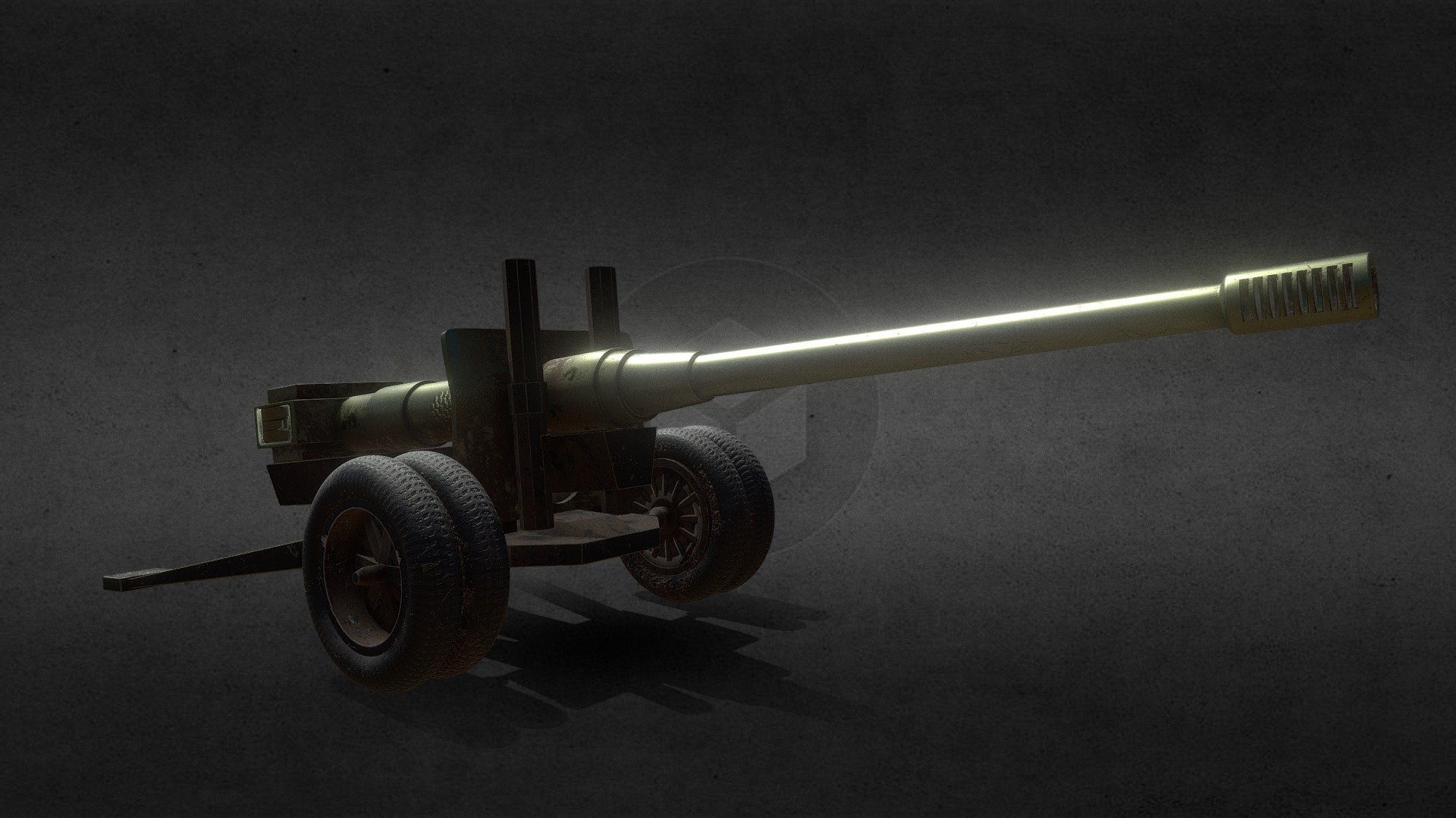 M1937 Howitzer - 3D model by gamingevolved [351e4ab] - Sketchfab