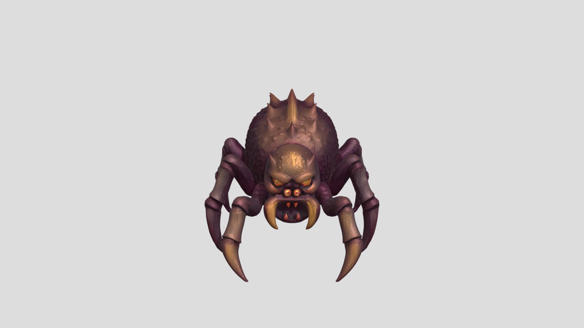 Giant menacing spider monster - 3D model by metroid314 [351fcc8 ...