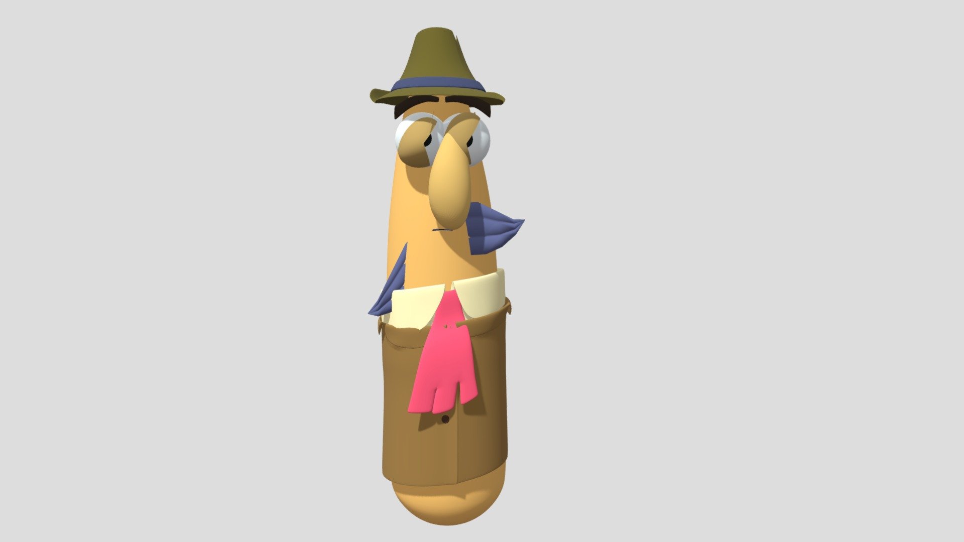 Einger Warblethroat (Updated) - Download Free 3D model by Janice Emmons ...