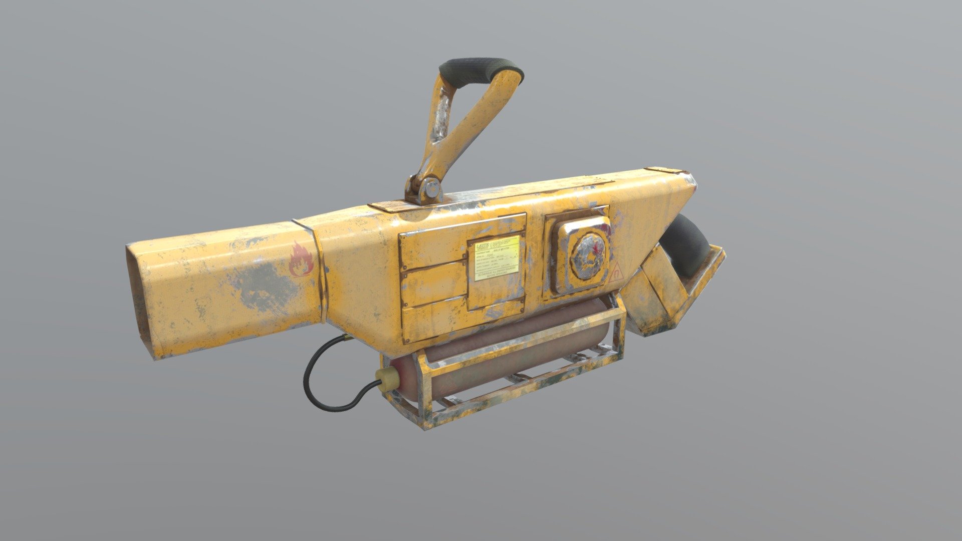 Incinerator Unit/Flamethrower - 3D model by Andrew/Simian3D ...