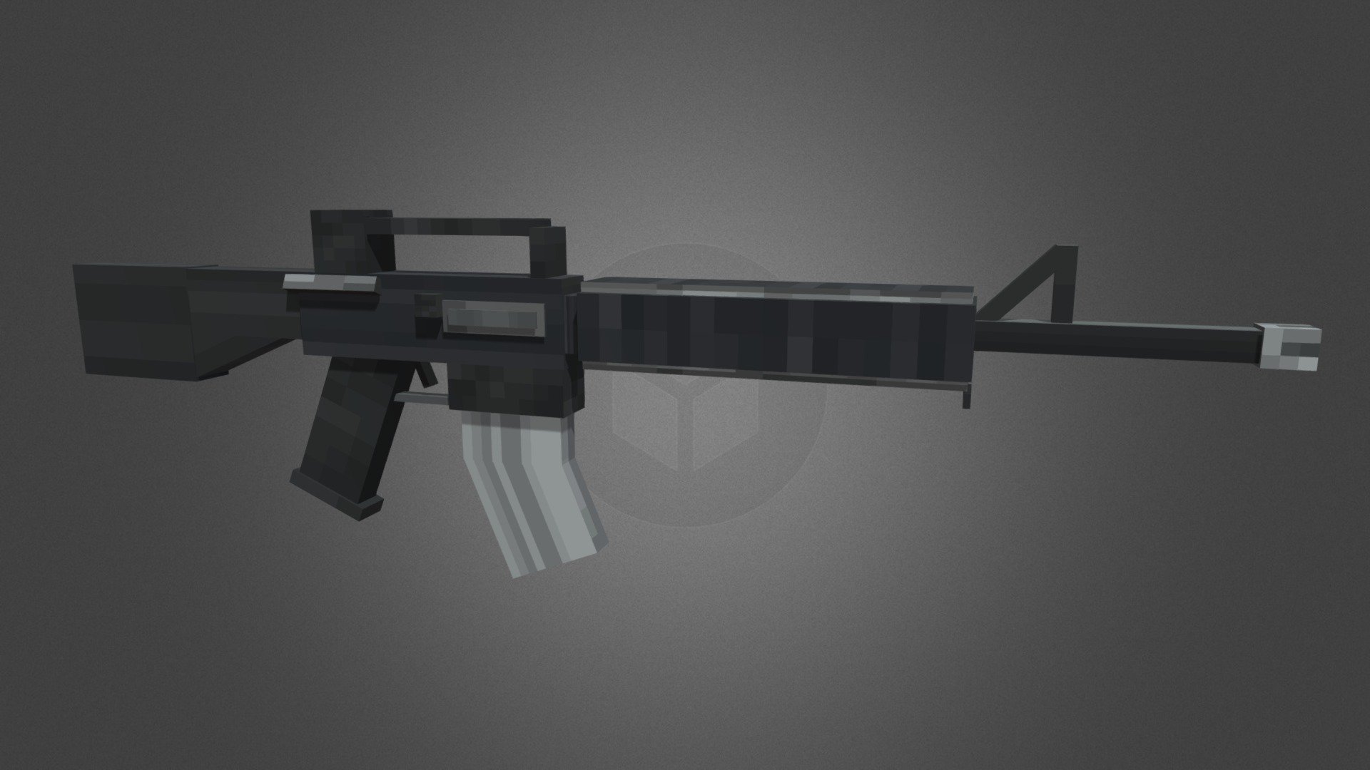 Low Poly M16 - 3D model by thebradqq [352254c] - Sketchfab