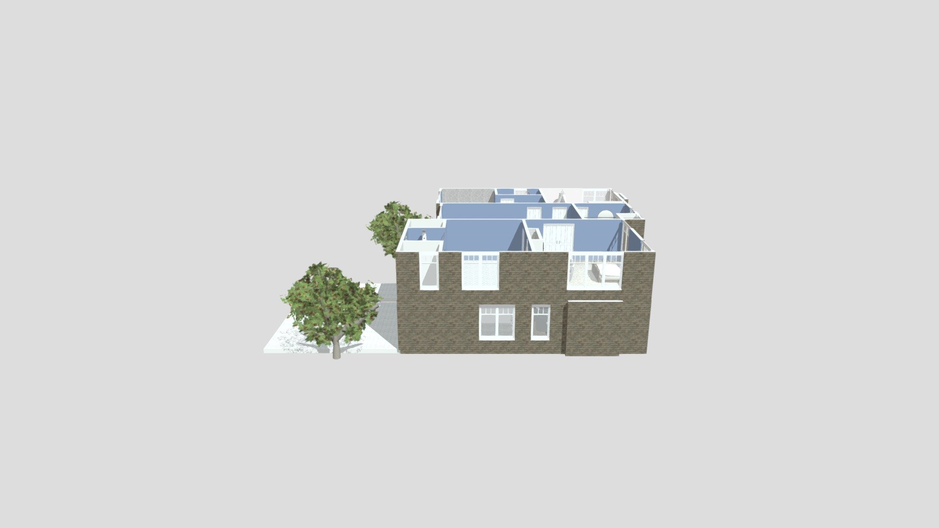 Farm house - Download Free 3D model by Home Design 3D (@homedesign3d ...