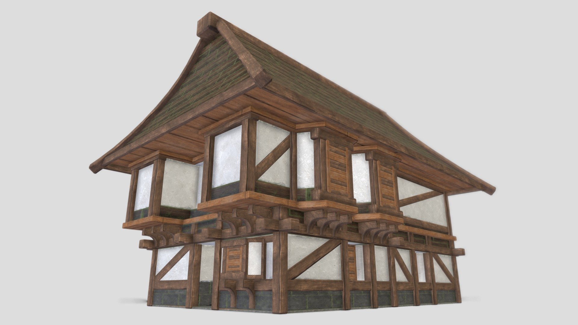 medieval inn - 3D model by alviaaanb [3524659] - Sketchfab