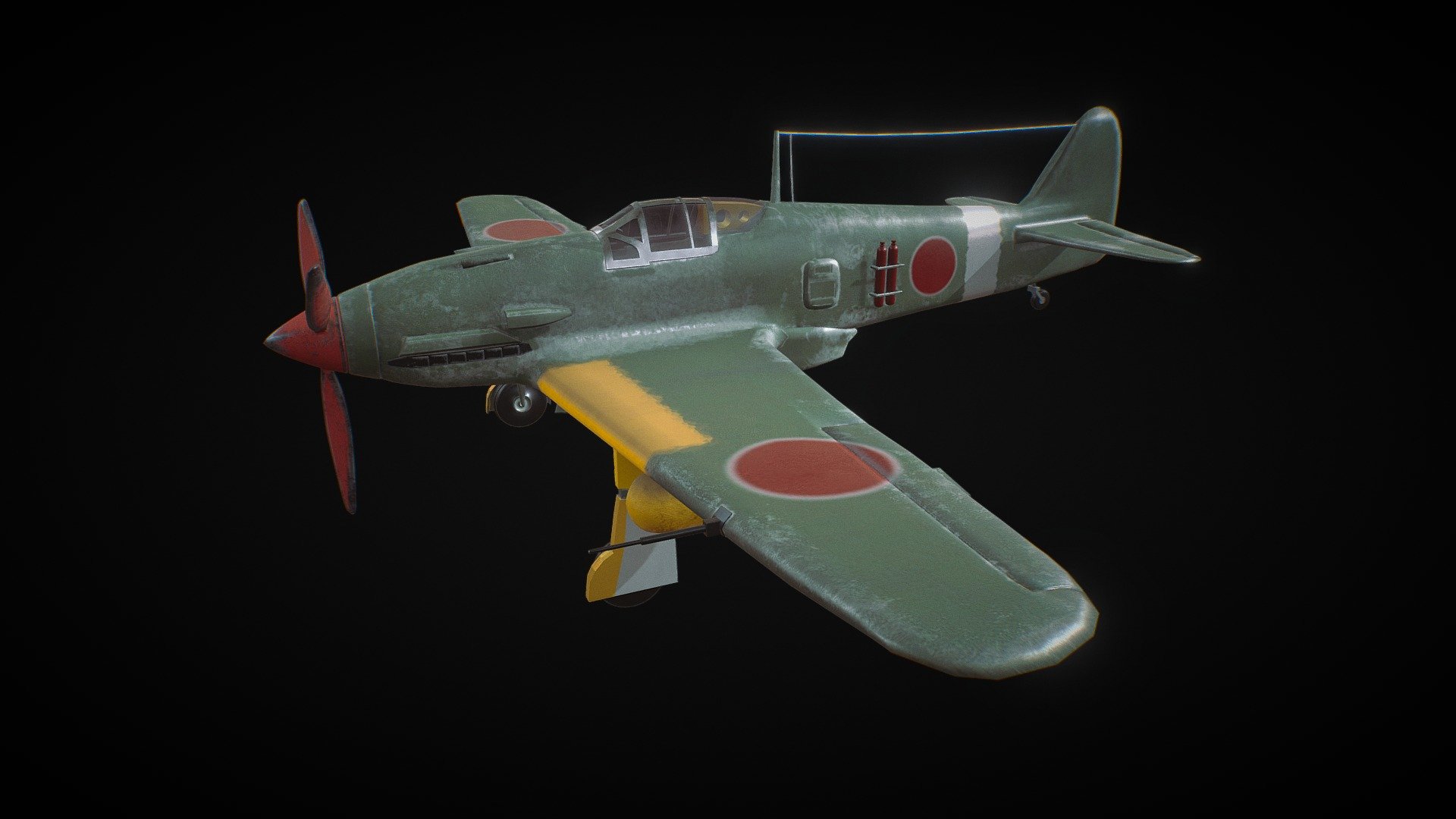 Kawasaki Hien - 3D model by verohope [352476e] - Sketchfab