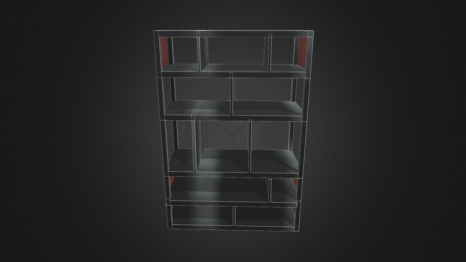 LIVING ROOM SHELVES - Download Free 3D model by shirlanne [352547c ...