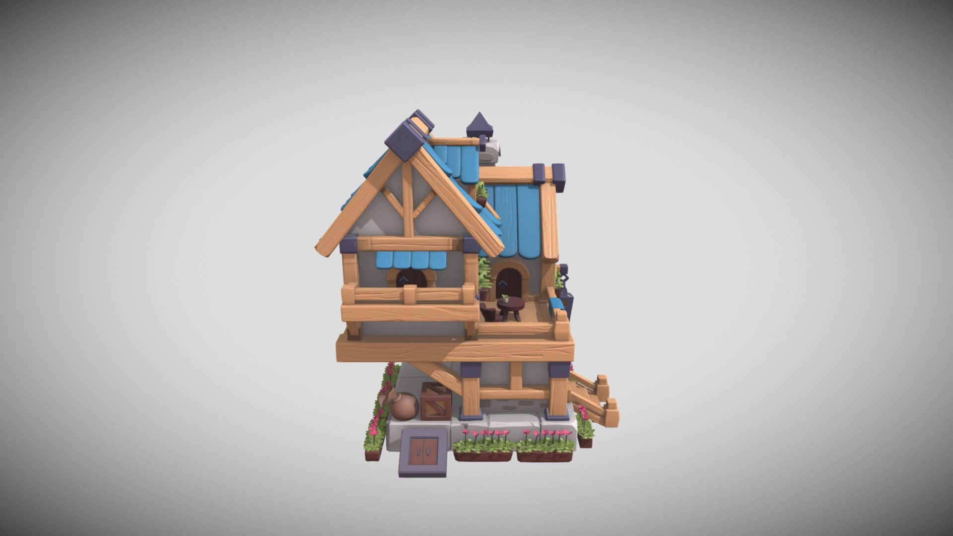 Shack - 3D model by DianeLim [3527208] - Sketchfab