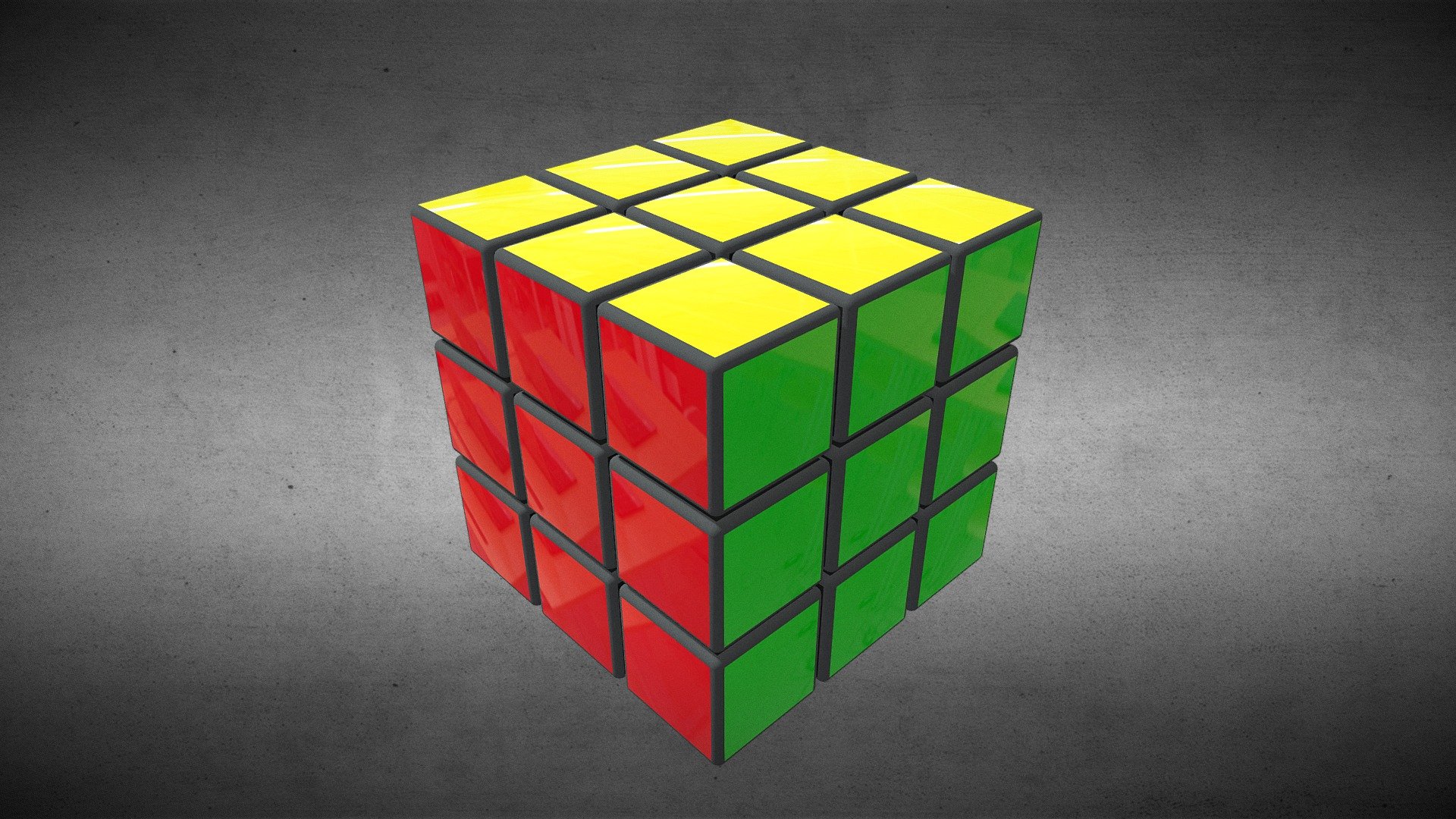 The rubik's cube [high-poly] - by smakologg - Download Free 3D model by ...