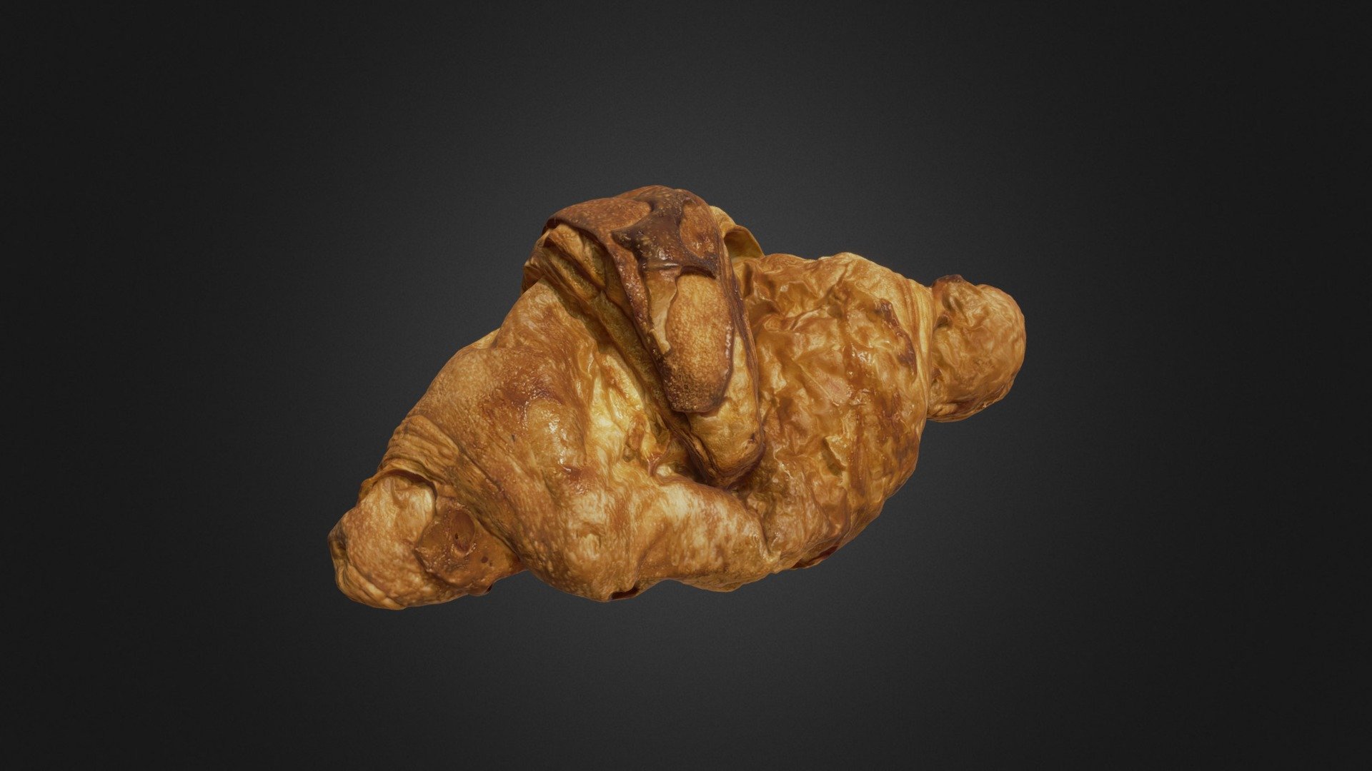 Croissant - Download Free 3D model by seoyeong (@chaeseoyeong) [352b485 ...