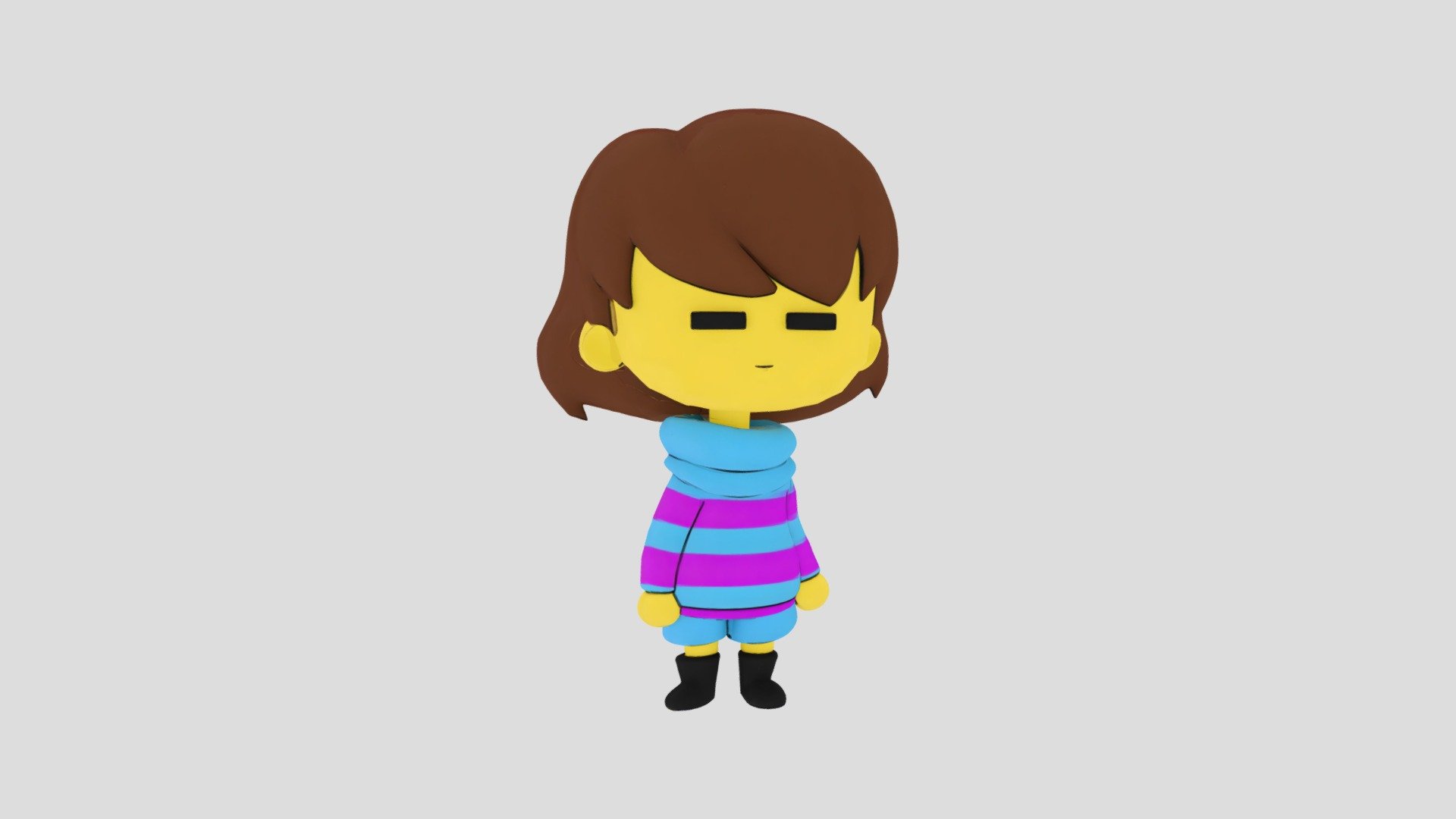 Frisk - Download Free 3D model by Jhhhhhhhhhgg [352db11] - Sketchfab