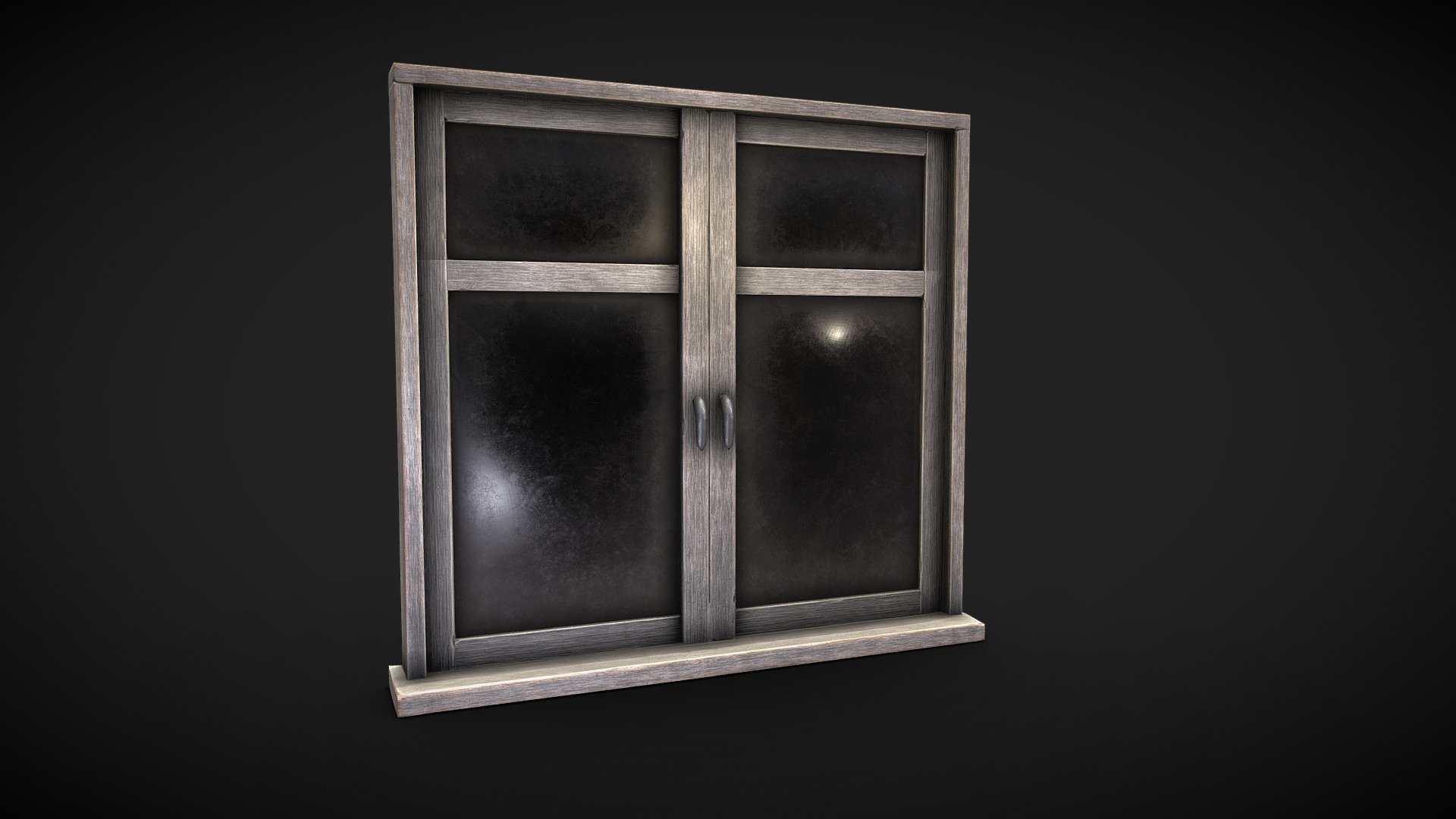Wooden Window - 3D model by Shedmon [352ebe3] - Sketchfab