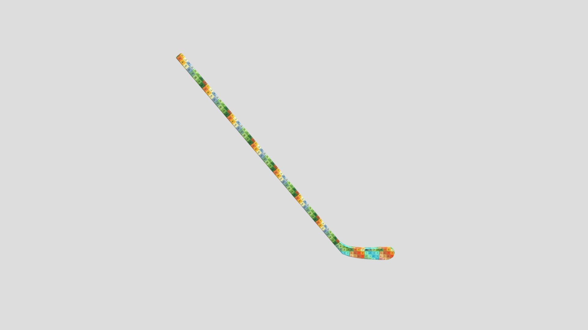 Hockey Stick With Textures - Download Free 3D model by bachmecnUC ...