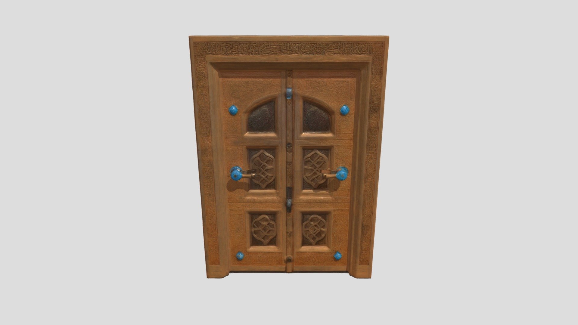 Door, old, ancient Arabic - 3D model by hadramidiary [3531272] - Sketchfab