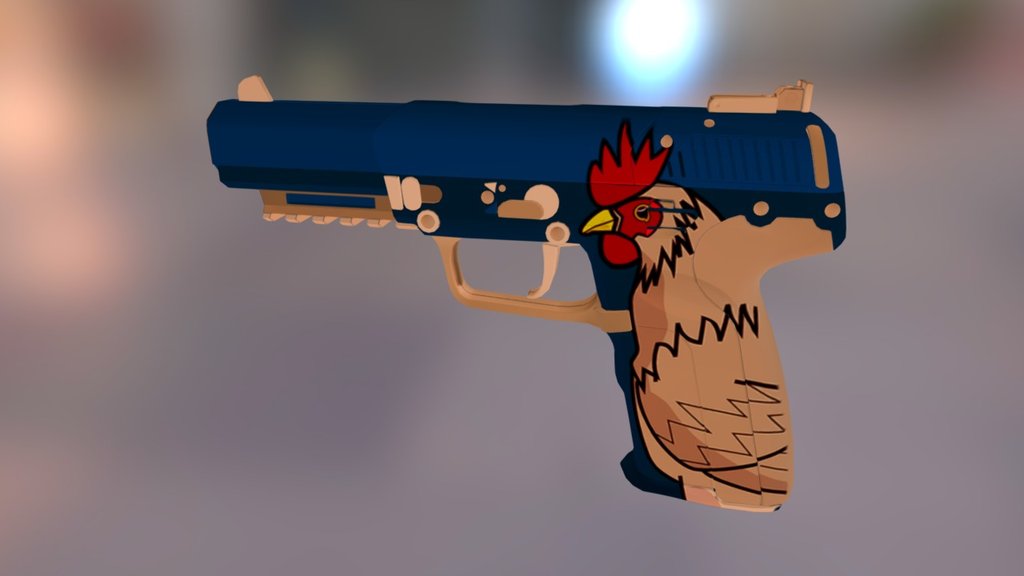 Five-seven - 3D model by MartinXimo [3531eab] - Sketchfab