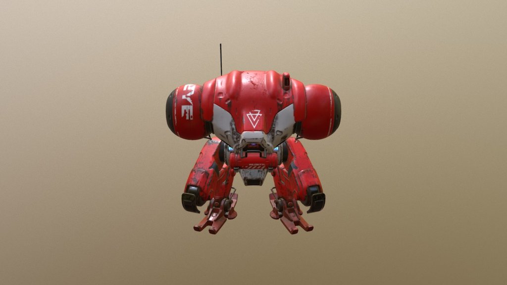 Mecha - 3D model by JamesRL [35322d2] - Sketchfab