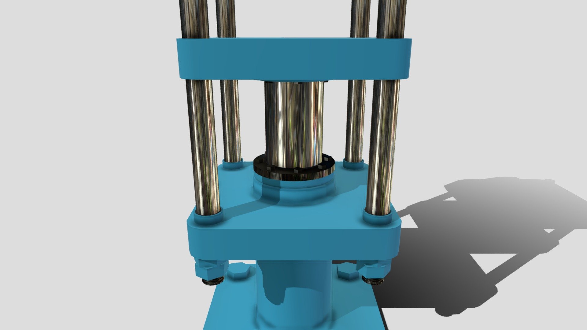 Machinery - Hydraulic Press - Buy Royalty Free 3D model by Simon T ...