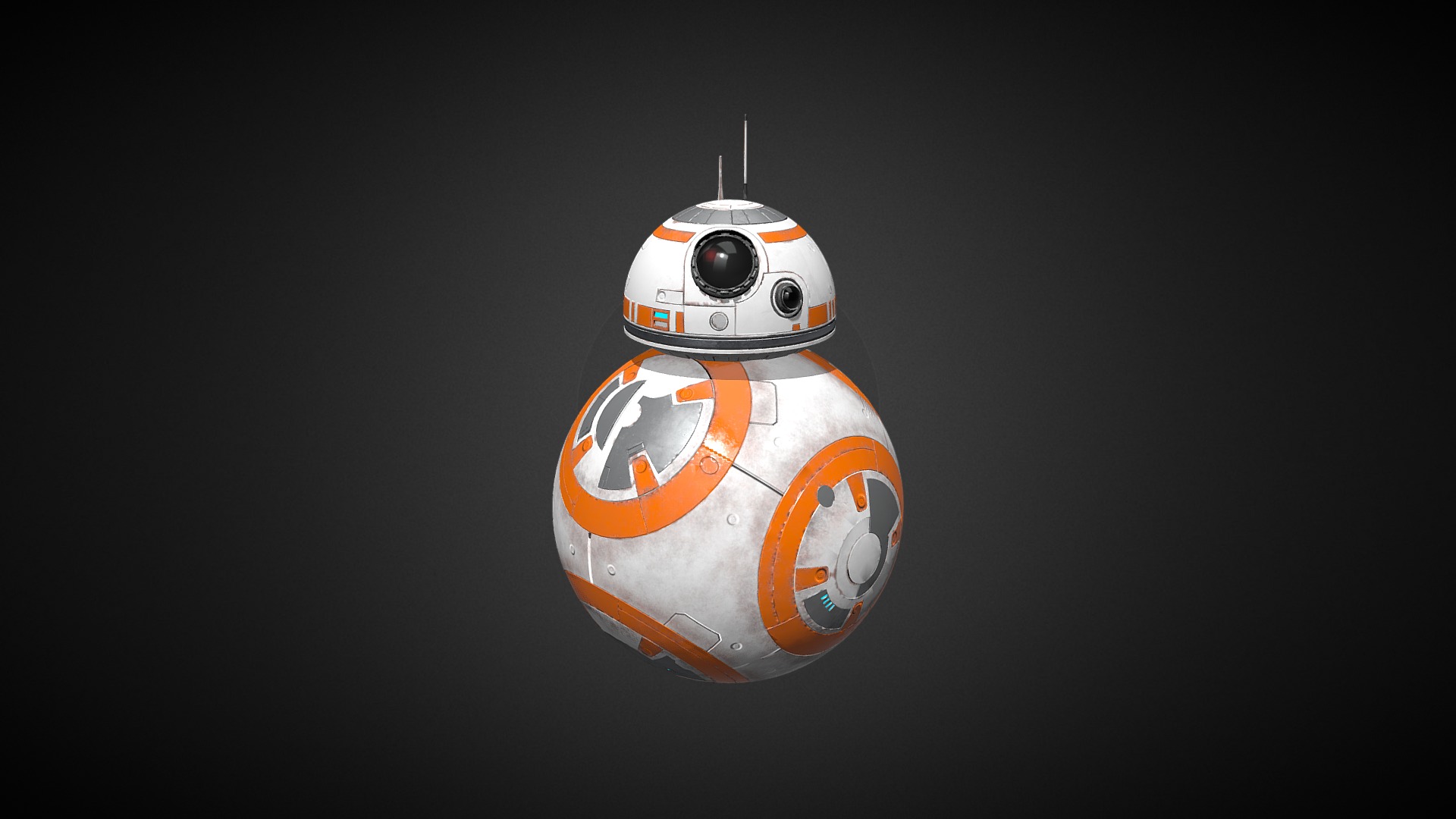 BB-8 - 3D model by TAIGA-ZOE [3535bf1] - Sketchfab