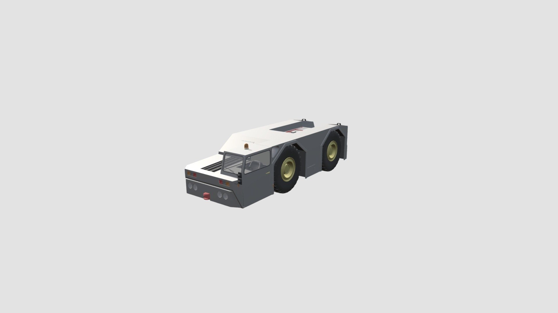 Tow tractor - Buy Royalty Free 3D model by Evermotion [35360e6 ...