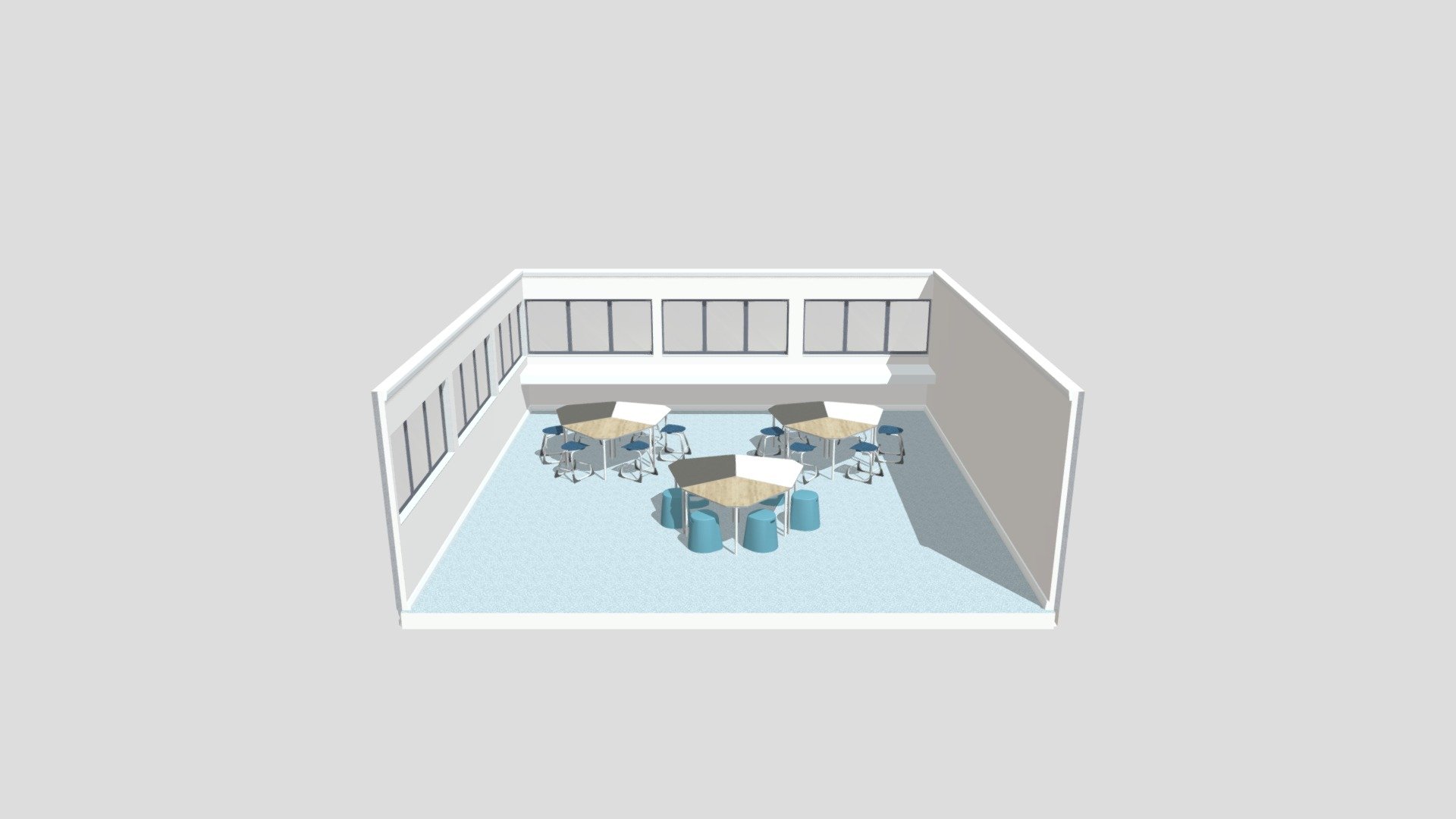 Multipurpose STEM Space - Clearwater Bay School - 3D model by furnware ...