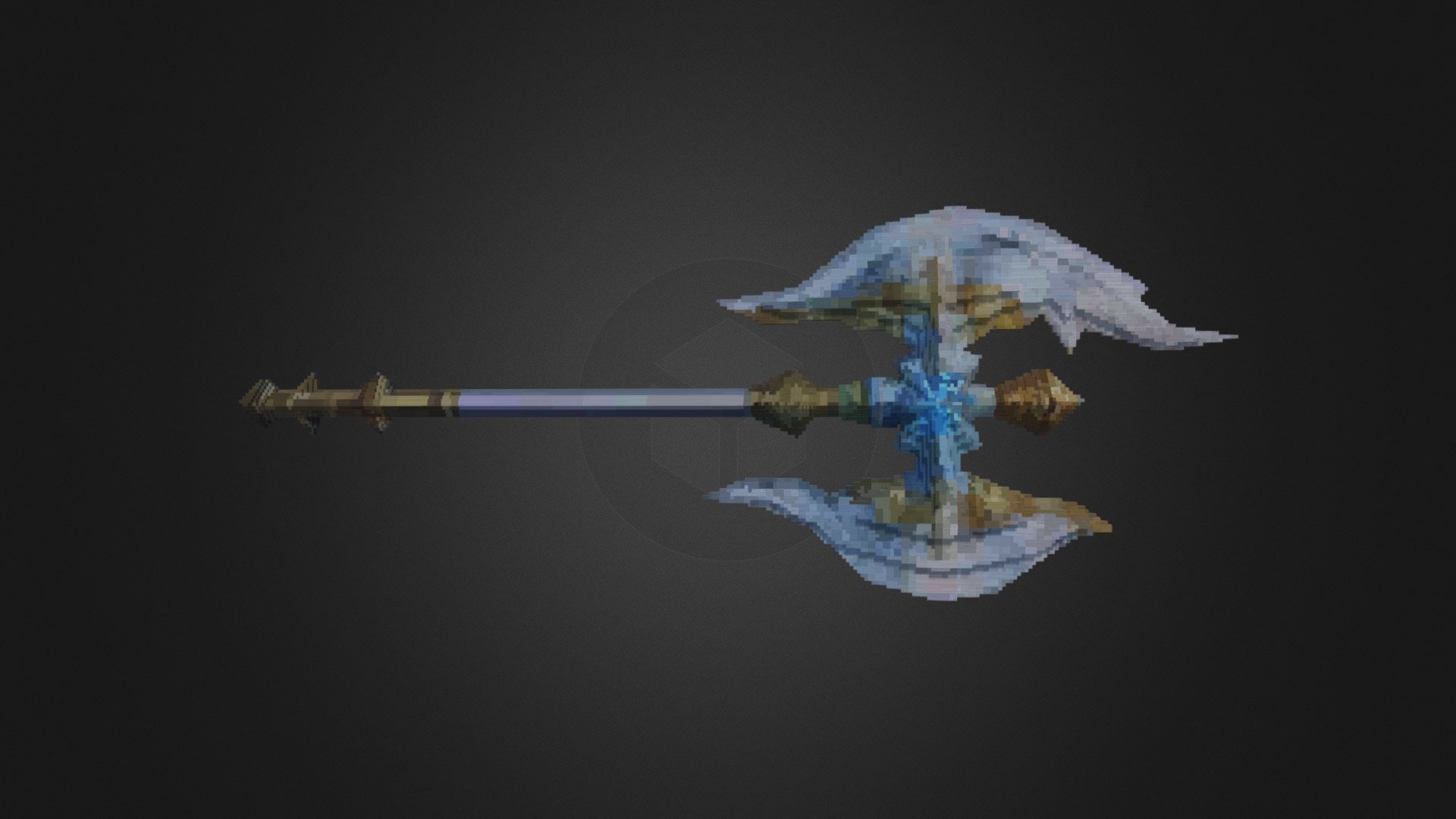 Angel Axe - Hache D'ange : Idralwel - 3D model by Toryar (@Idralwel ...