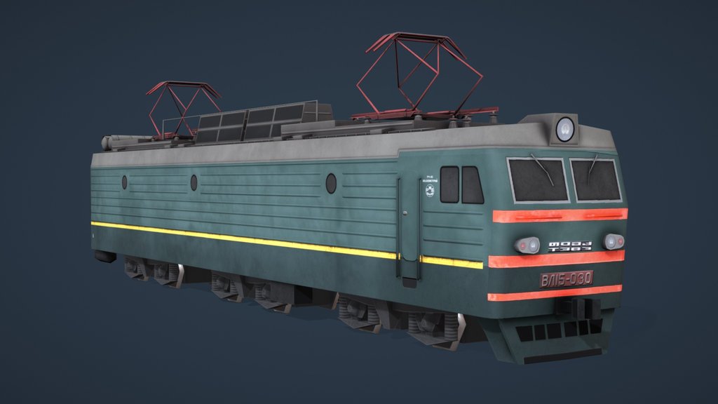 Russian locomotive - A 3D model collection by yrymbekhanlarov ...