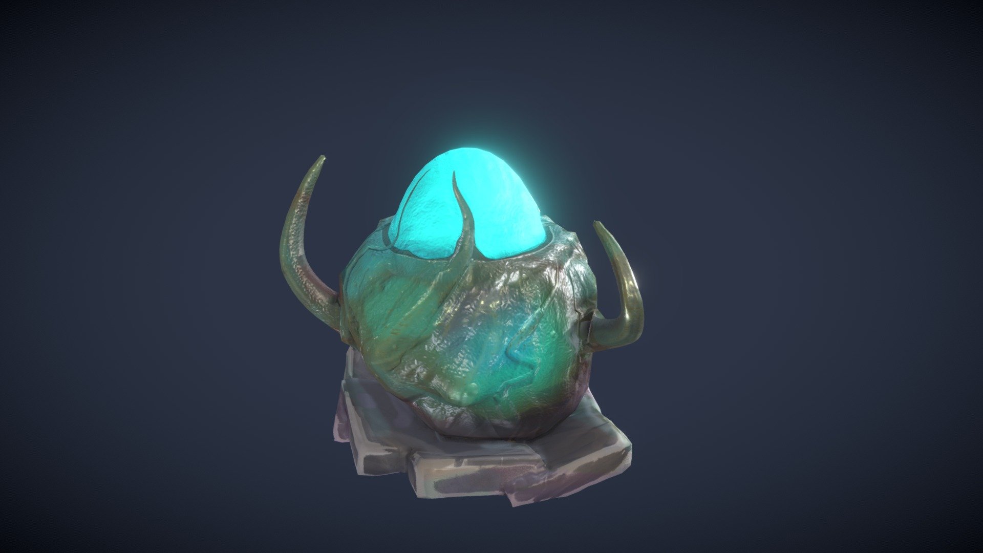 Alien Egg test - 3D model by Mathias.Millioud [353c2e4] - Sketchfab
