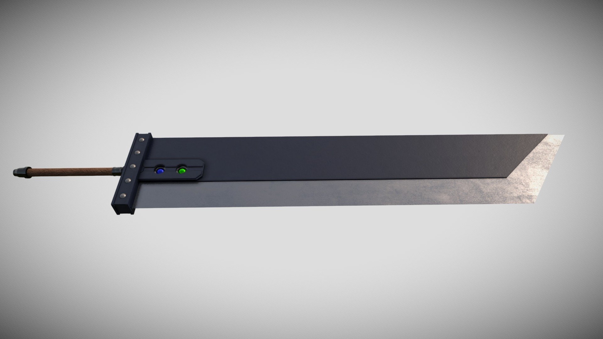 FF7 Buster Sword - 3D model by saad.mzm65 [353d175] - Sketchfab
