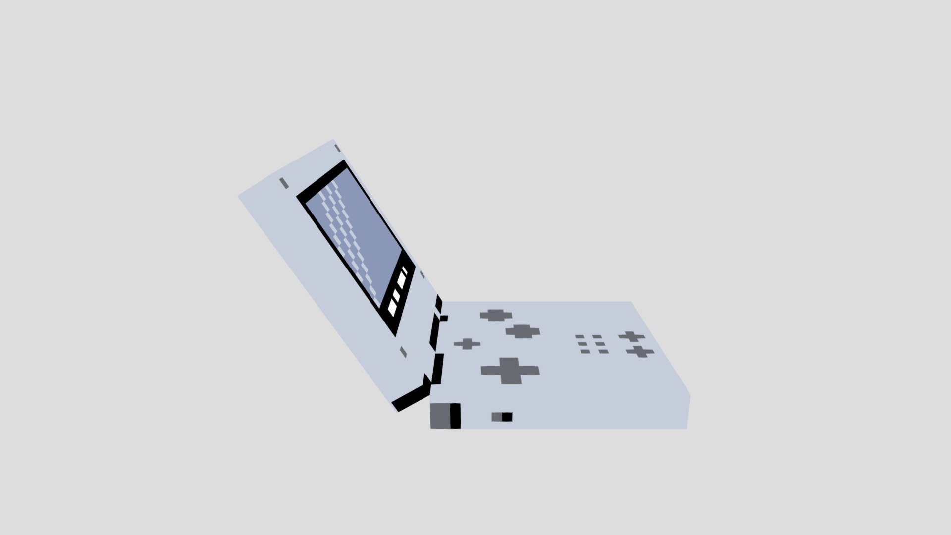 Pixel GBA SP - Download Free 3D model by Dwonga [353fa65] - Sketchfab