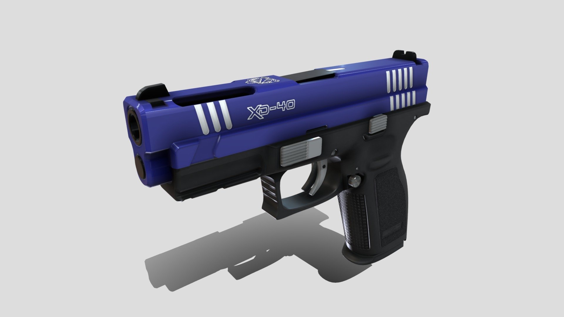 springfield XD ported - 3D model by bibibibirite [353fded] - Sketchfab