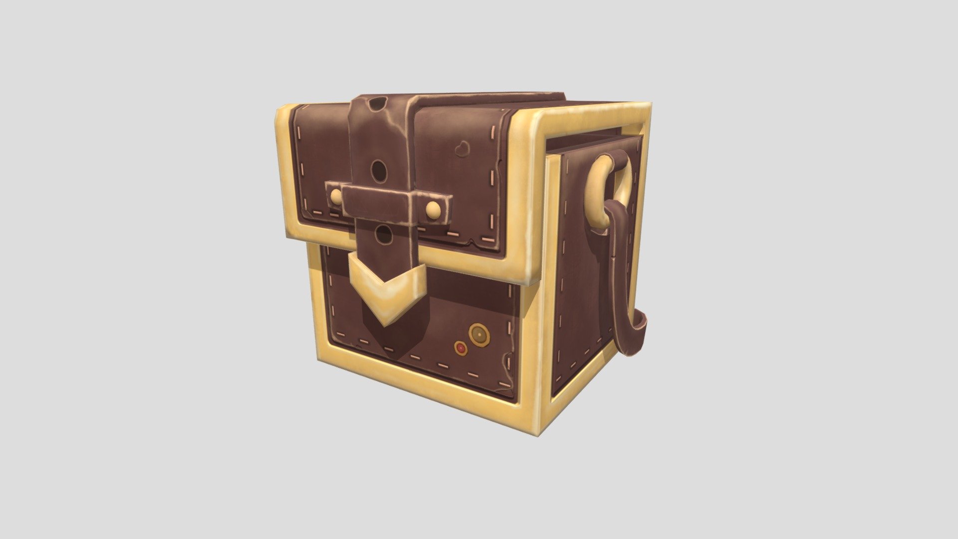 Stylized bag - 3D model by artstation.com/igorgustavo (@igorgustavo ...