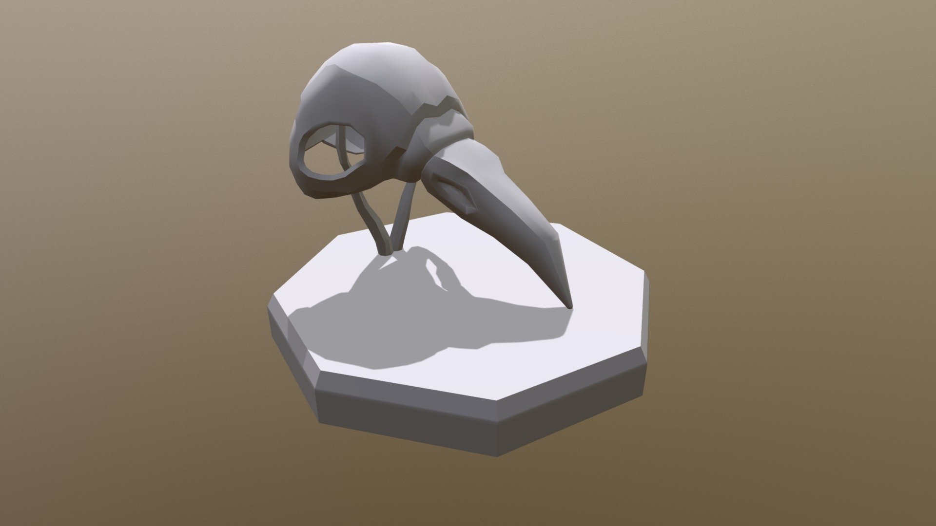 Toon Crow Skull - 3D model by DesireJBalleza (@mirenderesparamanana ...