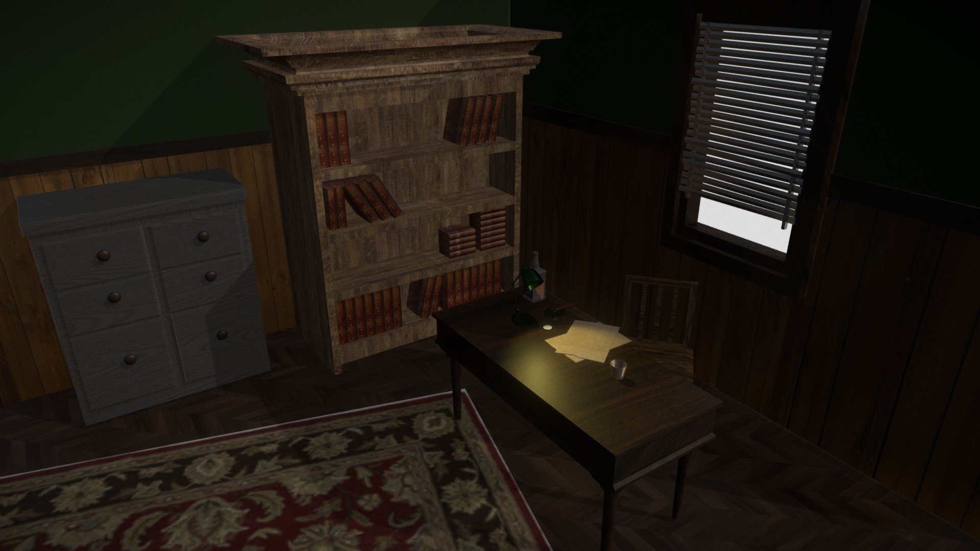 Detective's office - 3D model by Tarfip [354283f] - Sketchfab