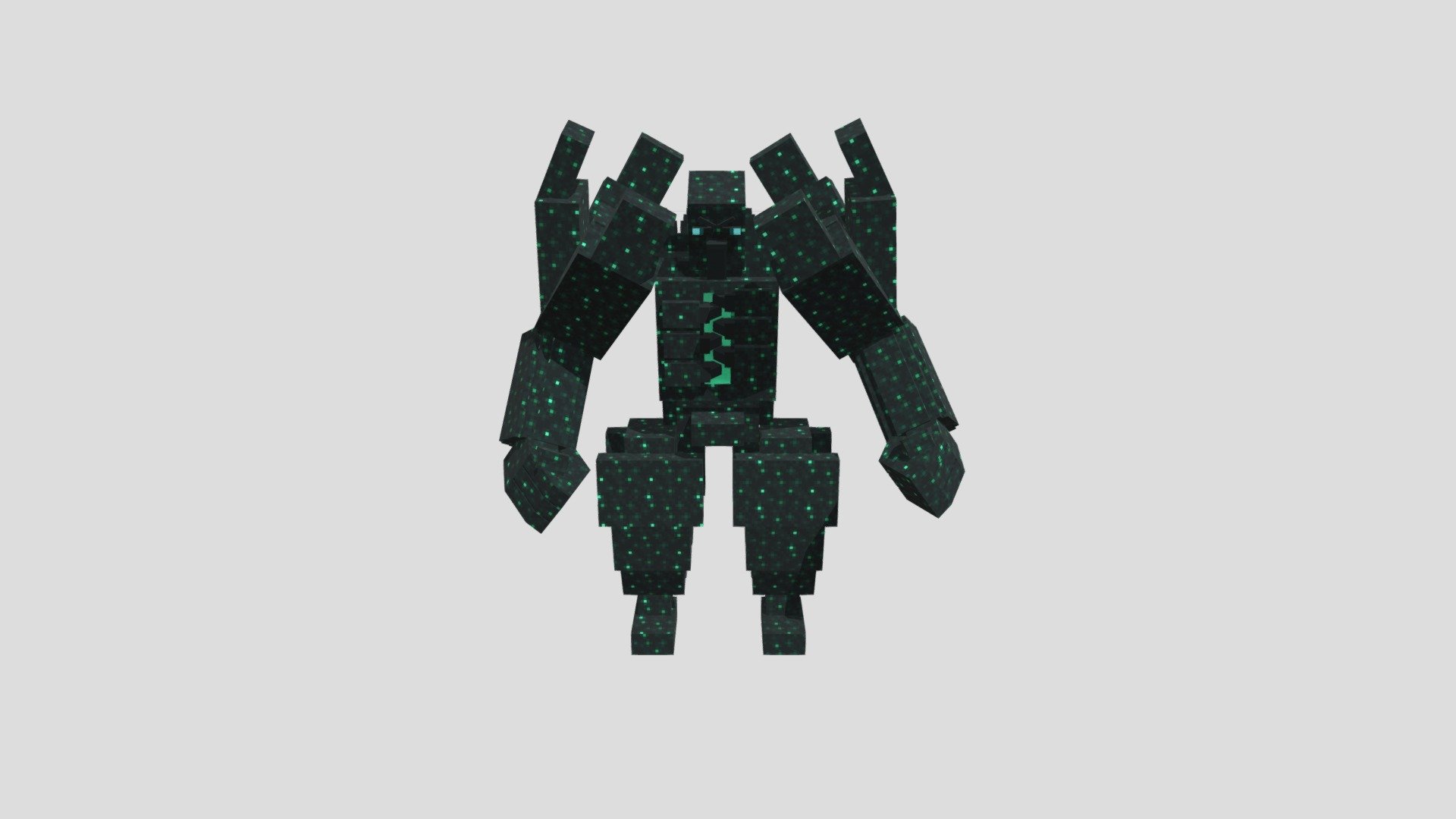 Cursed sculk infected Iron Golem - 3D model by Nohnmann [35478ce] - Sketchfab