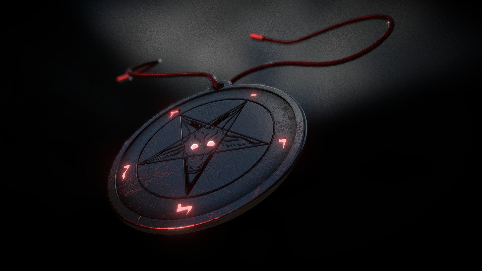 Black Magic Medallion - SketchfabWeeklyChallenge - Buy Royalty Free 3D ...