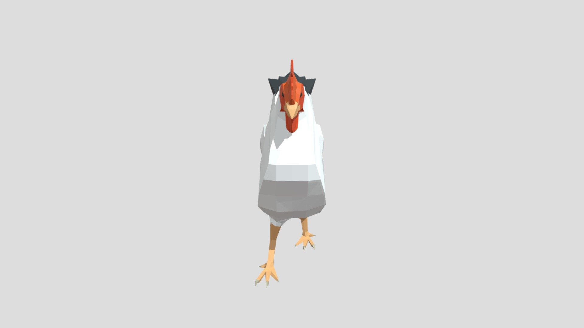 Low_poly_chicken - 3D model by Luke2040 [354b875] - Sketchfab