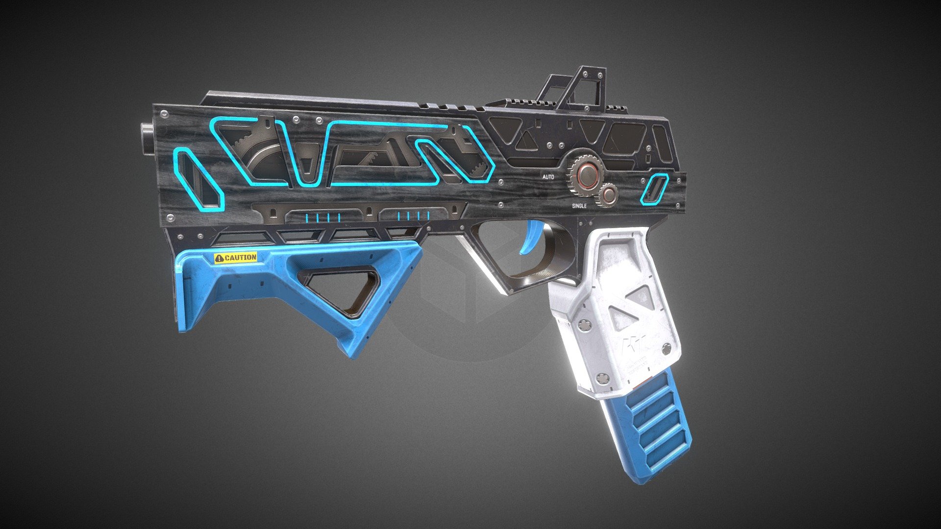 Sci-fi gun - Apex Legends Fan Art - Buy Royalty Free 3D model by ...
