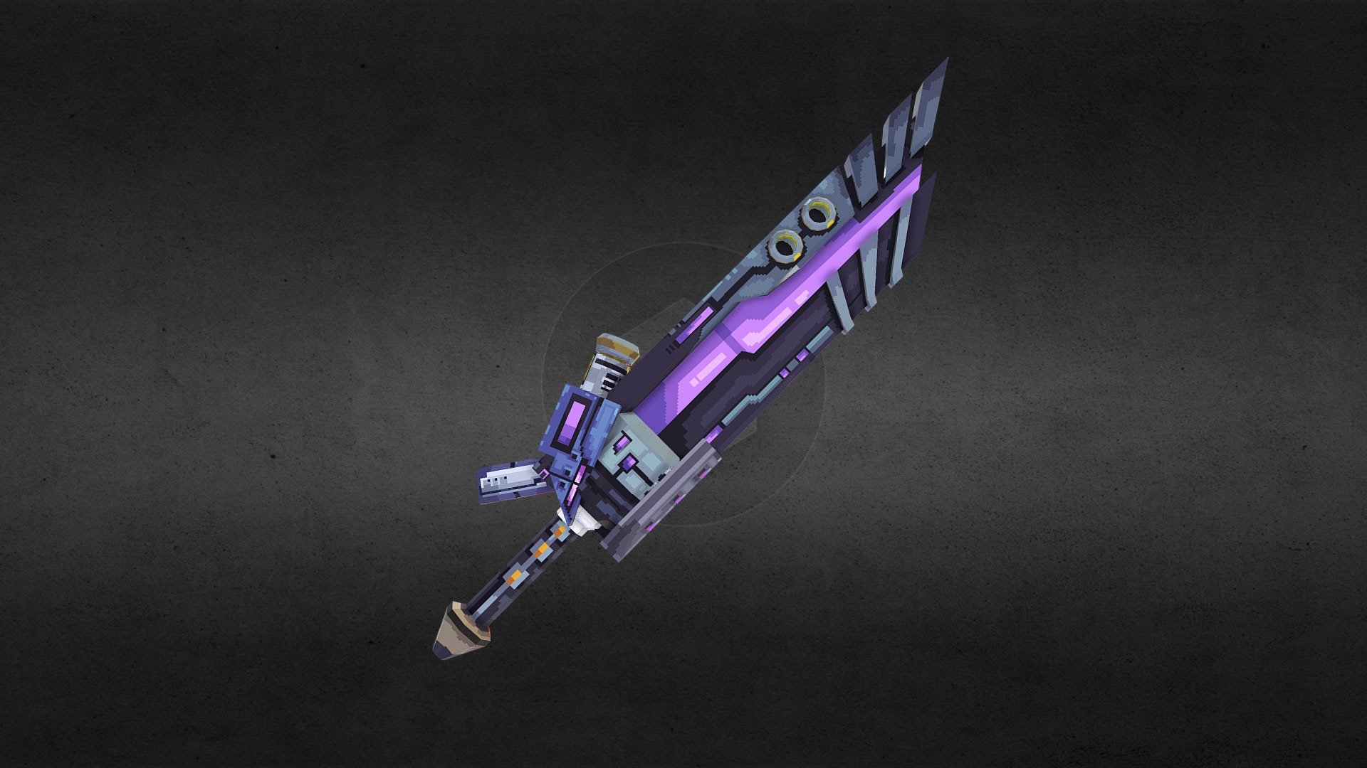 Sci-fi Sword - Slashy slasher - 3D model by Poteto (@PotetoBlocks ...