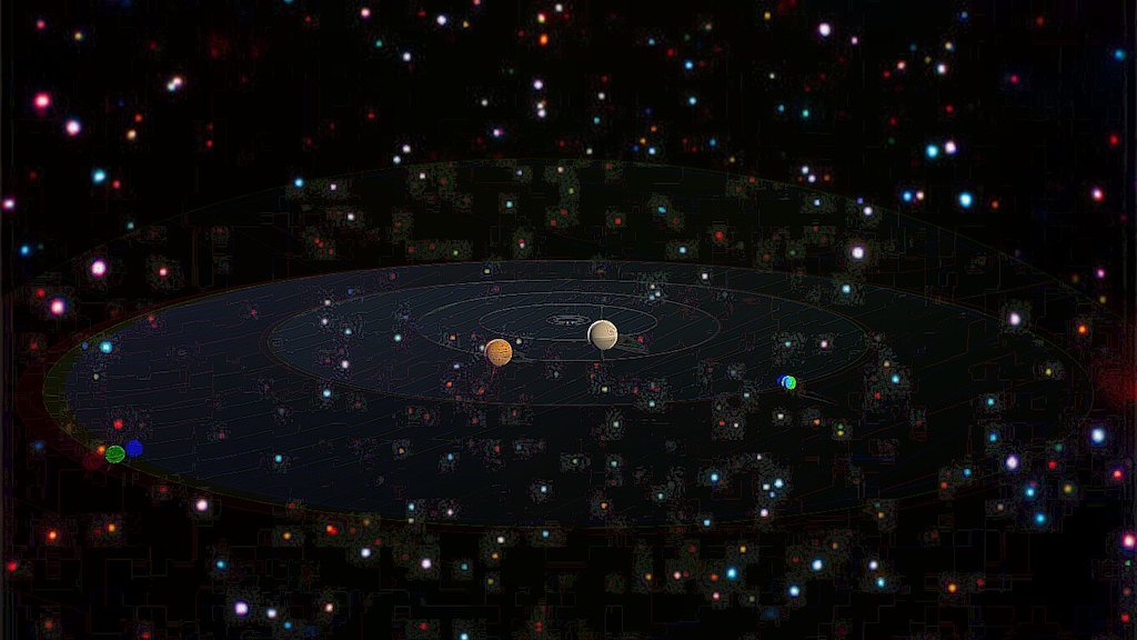 SCALED SOLAR SISTEM - Download Free 3D model by Zul Hernández ...